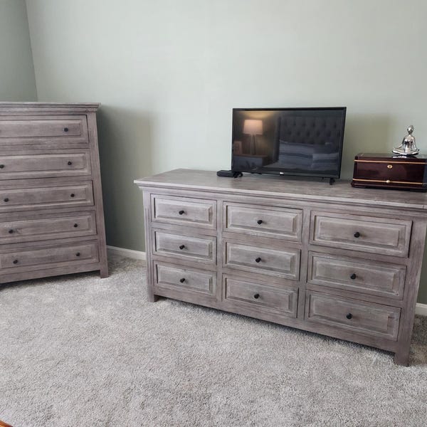 Coastal Sleek Mirror Door Credenza Breakfront Buffet Server Media ...