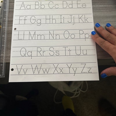 Printable Tracing Worksheet Bundle Alphabet Number Letter Color Shape ...