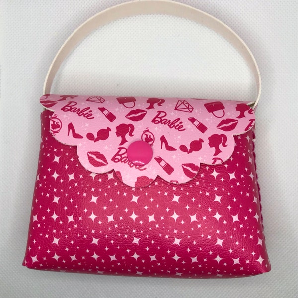 Purse Bag SVG Template | Hand Stitched Faux Leather Handbag Sewing ...