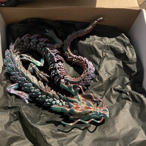 Articulated Winged Rose Dragon. High Quality 3D Printed Fidget - Etsy