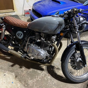 Custom Made Motorcycle Tank Number Decal Sticker Cafe Racer Choose ...