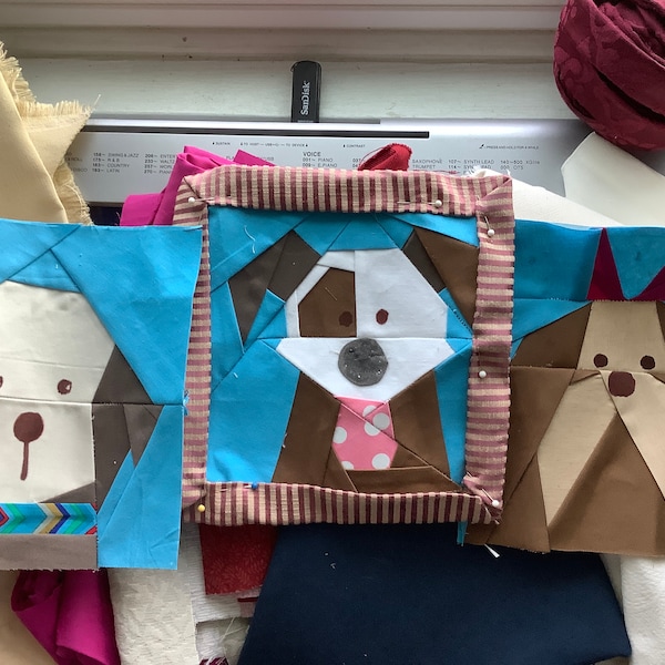 Dogs Only Paper Pieced Quilt Pattern in PDF - Etsy