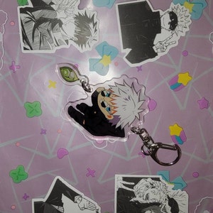 JJK Acrylic Keychain Charms - Etsy