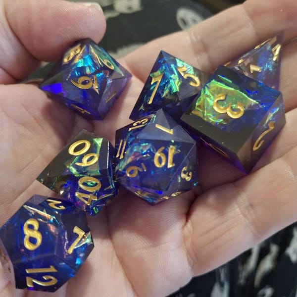 Panda-monium Dice Box and Panda Dice Set, 7 Polyhedral Dice for Tabletop Roleplaying Games, Dnd ...