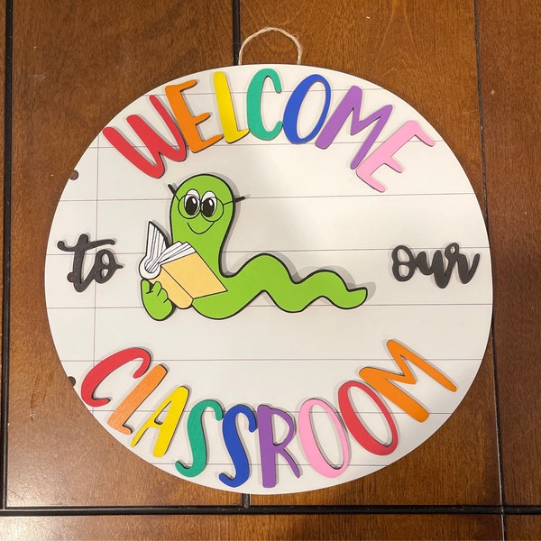 Interchangeable Classroom Sign, Classroom Sign, Interchangeable ...