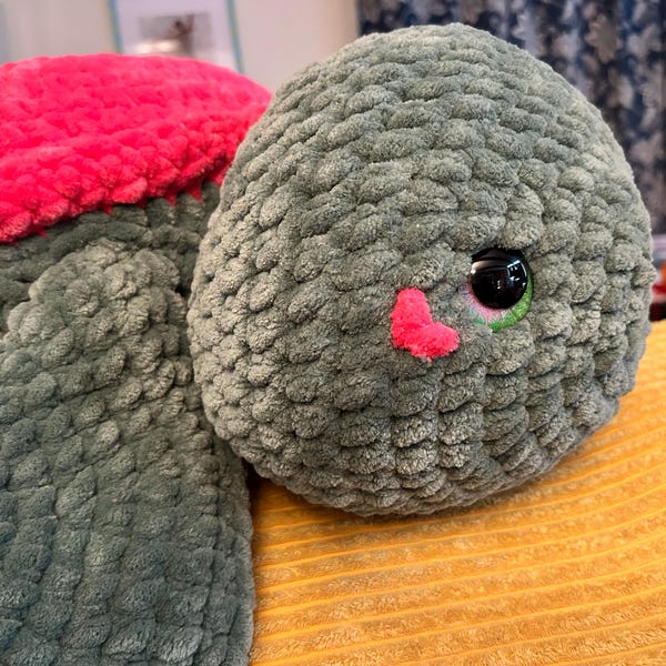 PDF PATTERN: Ren the Baby Dragon | Digital PDF Pattern | Crochet ...