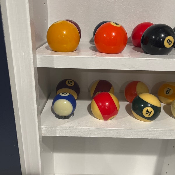 POOL BALL Cabinet Cupboard Drawer Door Knob Pull Mancave Vintage ...