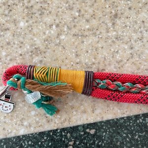 Dog Purple Rope Collar Handmade Paracord Dog Collar Blue Collar Purple ...