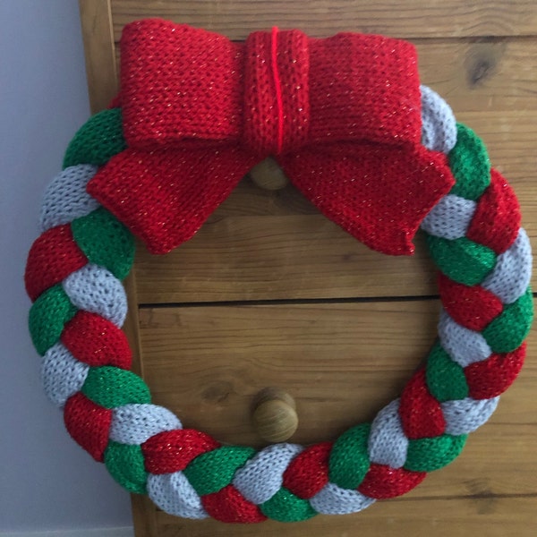 Christmas Wreath Circular Knitting Machine Pattern! (for Addi or Sentro ...