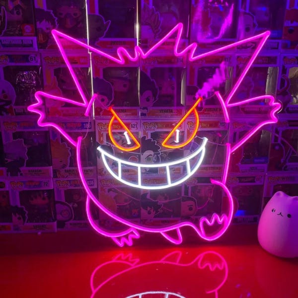 Custom Anime Neon Signs, Akatsuki Cloud Neon Sign, Cartoon Wall Art ...