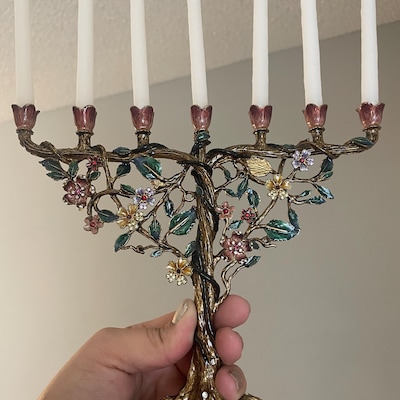 Seder Plate Blooming Spring, Passover Seder Plate Modern Jewish Art ...