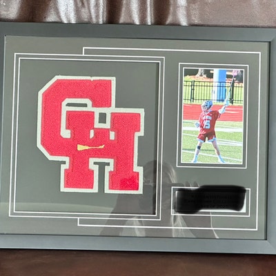 Varsity Letter Framing With 2 Pictures Create Memorabilia for Your ...