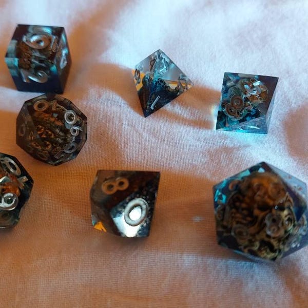 Chaos Dice, D6, Dice Set, Board Games, Epoxy Dice, DND, RPG, Soft Edges ...