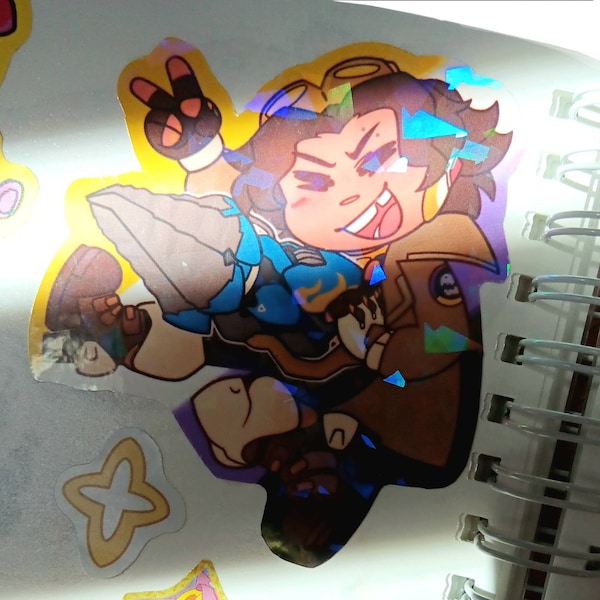 Venture OW - 2.8x3 Holographic Vinyl Overwatch Sticker - Etsy