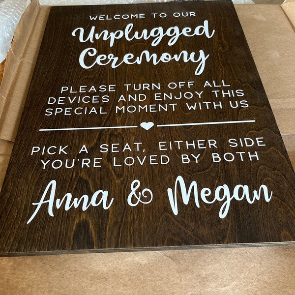 Minimal Wedding Welcome Sign | Wedding & Event Signage | Modern Classy ...