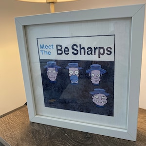 The Be Sharps Album Cover Simpsons Watercolour Print Scenic - Etsy