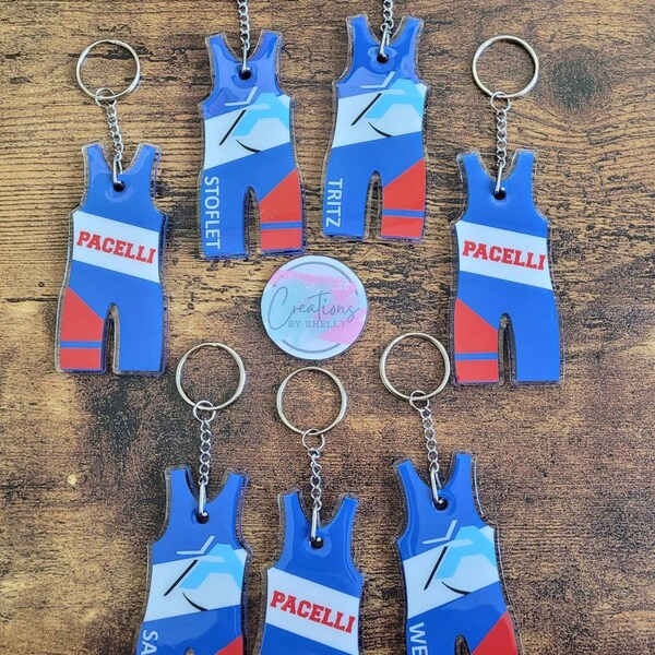 Wrestling Singlet Keychain Blank: Clear Acrylic DIY Craft - Etsy