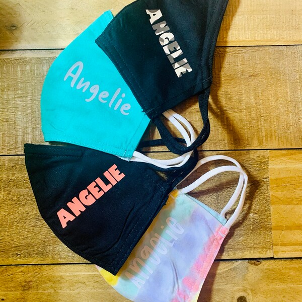 Personalized Kids Face Mask - Etsy