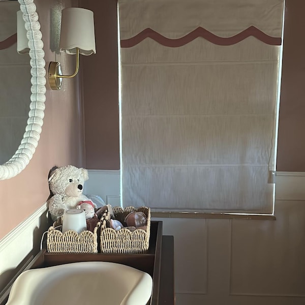 85 Colors Custom Roman Shades With Chain Mechanism, True White Roman ...