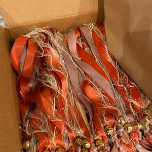 125 Ribbon Wands Send off Ideas Ceremony Exit Wedding Ribbon Favors ...