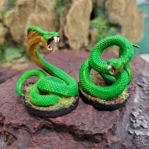 Giant Snakes 2 Sculpts / Dnd / 5e / Pathfinder / Medium, Large, or Huge ...