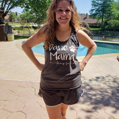 Great Dane Mama Custom Dog Name Shirt Your Dogs Name Here Great Dane ...