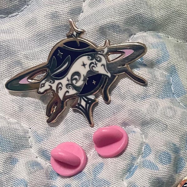 Celestial Garden Gold Hard Enamel Star Mini Pin Set - Magical Fantasy ...