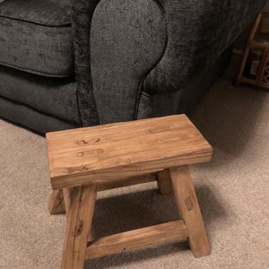 Miniature Milking Stools Antique Stools Rustic Stools Foot Stool Elm ...