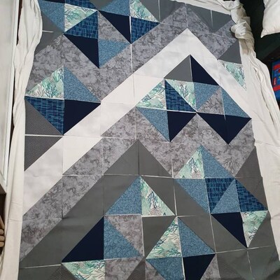 Zen Garden Quilt Pattern Modern Quilt Pattern, Contemporary Quilt ...