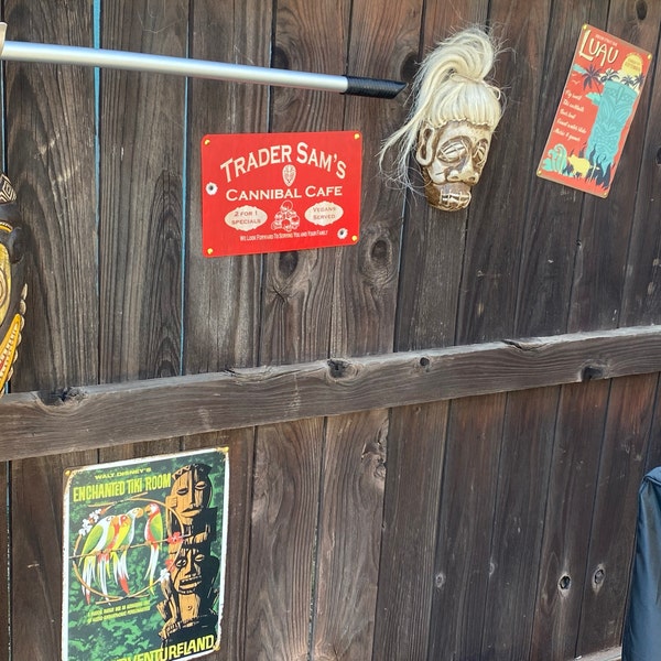 Disneyland Inspired Trader Sam Sign - Etsy