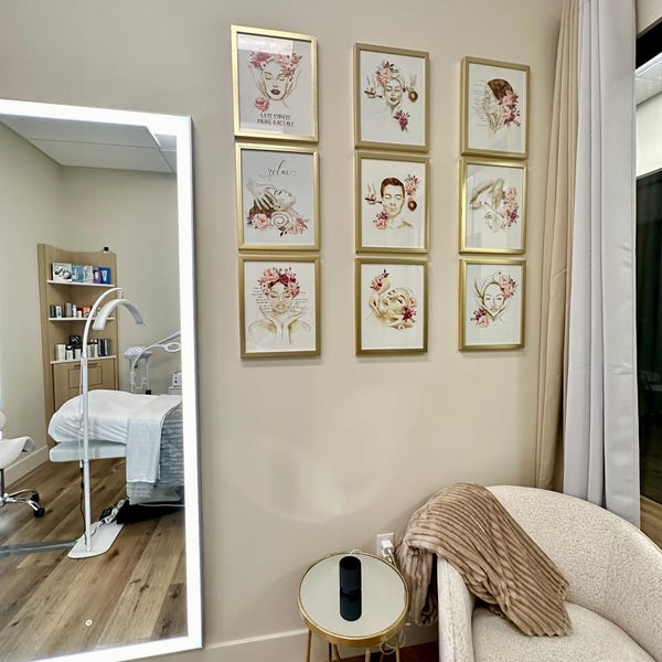 Ear Piercing Chart Art Print, Piercing Poster, Piercings Studio Decor ...