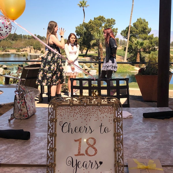 18th Birthday Signs Bundle, Cheers to 18 Years, Hello 18, Happy 18th ...