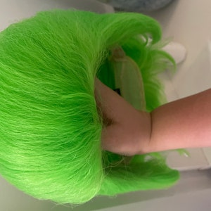 Cindy Lou Who Style Grinch Girl Costume Wig Whoville Adult New. Bright ...