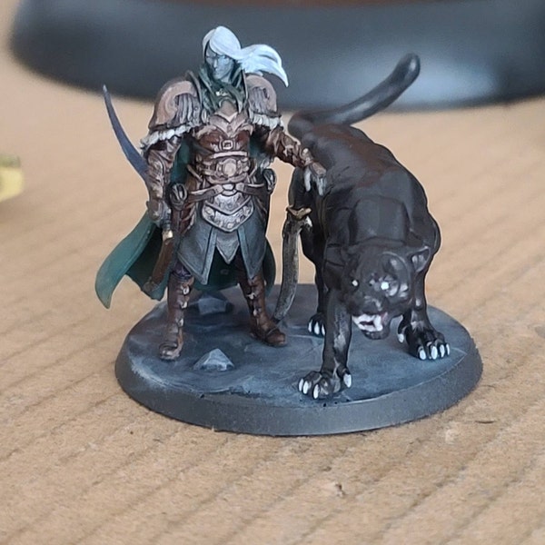 Dnd Female Shapeshifter - Fighter - Werewolf Unpainted Miniature - Etsy