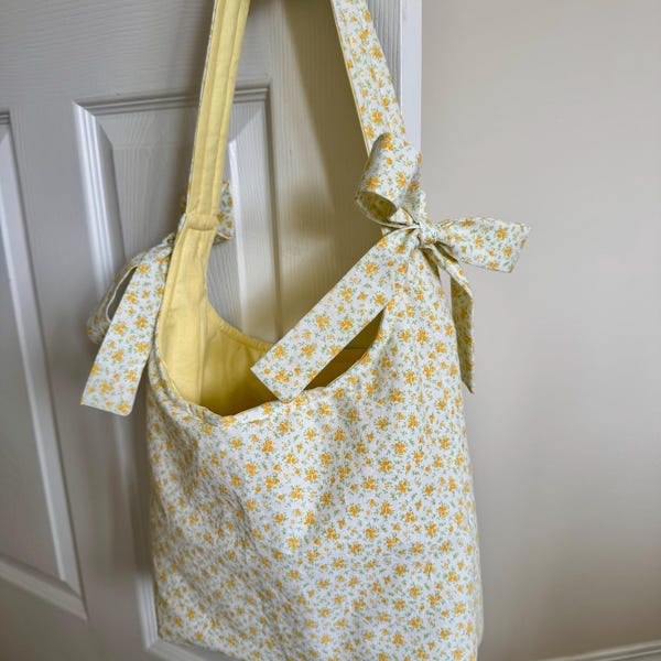 Slouchy Bow Bag Sewing Pattern: Beginner Friendly, Video Tutorial (PDF ...