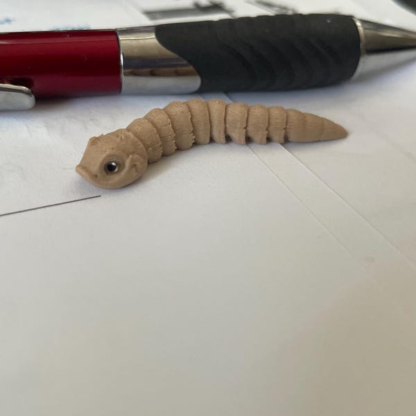 Mini Dragon STRAW TOPPER 3D Printed Fidget Toy for 10mm Straws (fits ...