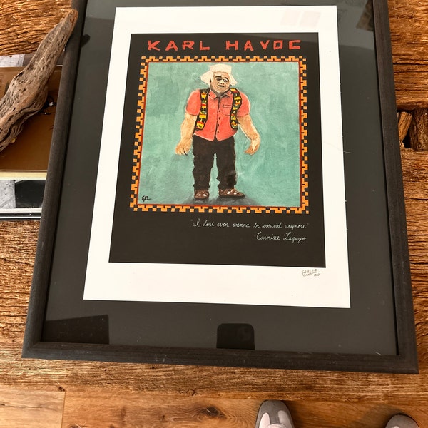 New Boot Goofin - Oil Paint Print - Reno 911 - Lieutenant Dangle - Art ...