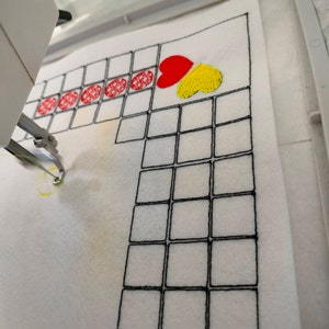 Square Embroidery Design. Machine Embroidery Design. Mini Square ...