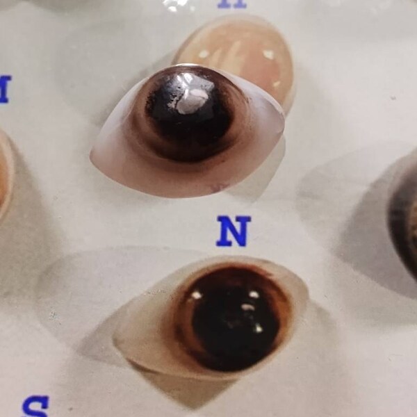 Natural Agate 100% Natural Agate Eye Banded Agate Eyes Cabochons ...