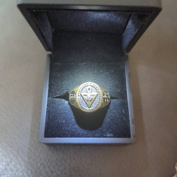 Antiquus Mysticusque Ordo Rosae Crucis Ring, Amorc Ring, Rosicrucian ...