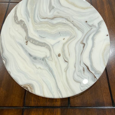 16 Inch Lazy Susan Sage Gold Gray Lazy Susan 16 Inch - Etsy