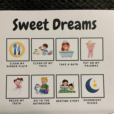 Morning Routine Chart, Bedtime Routine, Visual Schedule, Printable ...