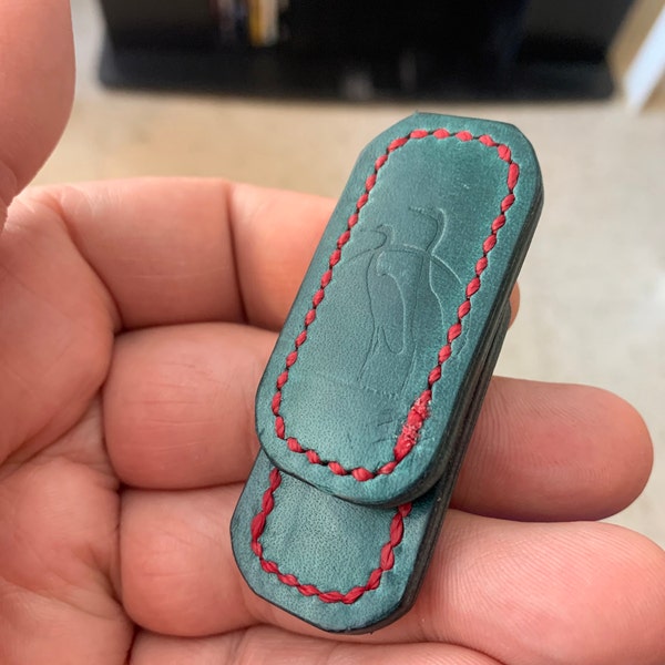 Leather Magnetic Slider Fidget, 3 Magnets Version - Etsy