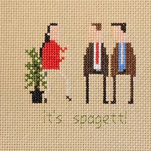 Spaghett! Tim and Eric Awesome Show - Cross Stitch Pattern (PDF ...