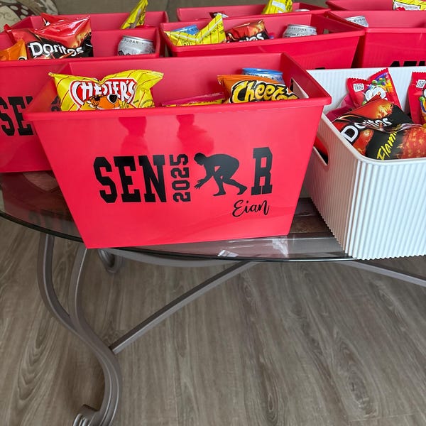 Personalized Sports Sport Graduation Gift Basket - Soccer Senior 2026 ...