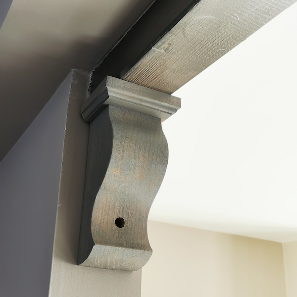 Solid Pine Corbels / Shelf Support - Etsy