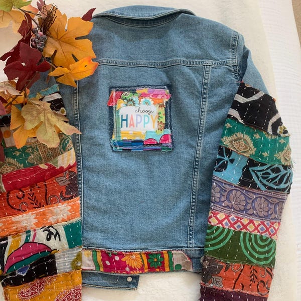 Custom Patchwork Jeans Made to Order Jeans for You - Hippie Boho Denim ...