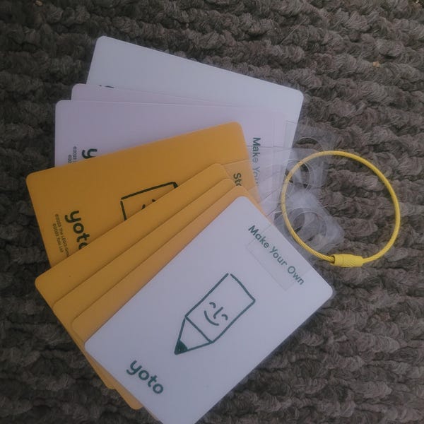 Yoto Card Ring and Tab Set for Organized Yoto Storage and Display, 11 ...