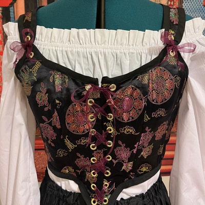 Renaissance Corset Bodice Sewing Pattern/ Cottagecore 11 SIZES Pdf A4 ...