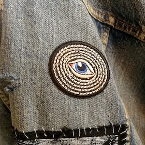 Mystic Magic Eye Embroidered Iron on Patch Frida Mexican - Etsy